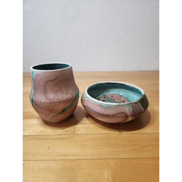 Accents | Garden Of The Gods Pottery Colorado Ceramic Swirl Bowl ...
